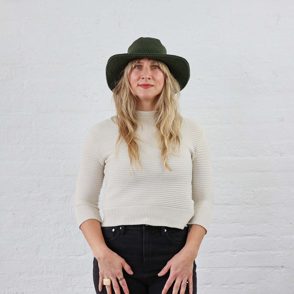 Packable Sun Hat in Leaf Green | Foldable Hats – North Ferry Hats
